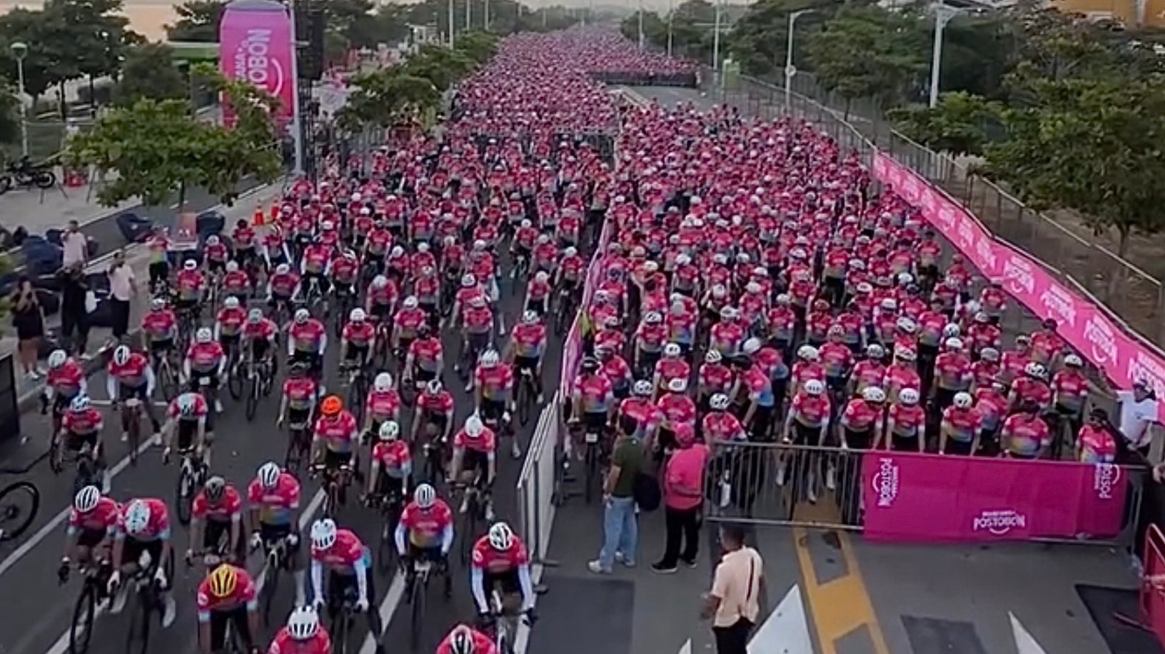 EL GIRO DE RIGO RESULTS: 8000 PRETTY IN PINK CYCLISTS PARTY WITH ...